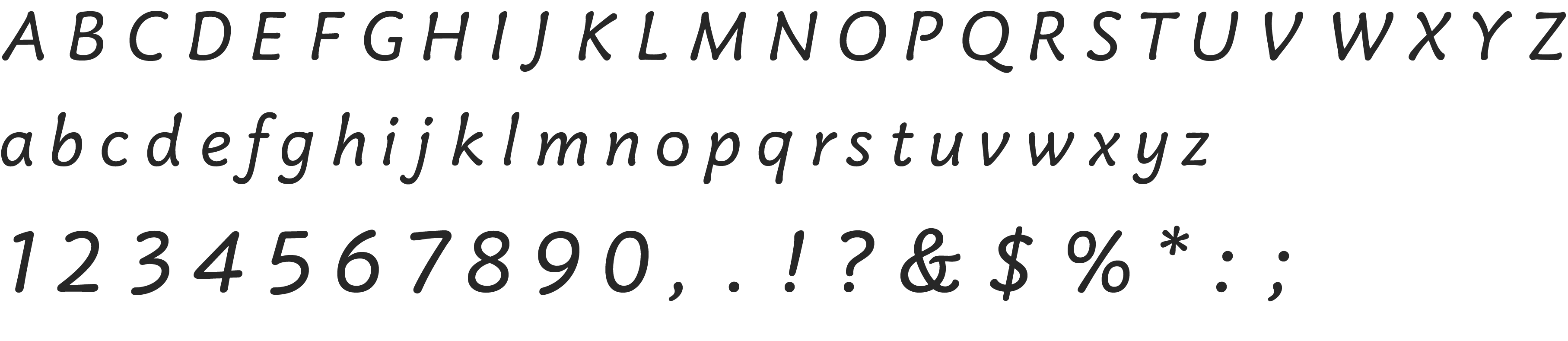Rocio Pro Italic | 書体見本 | モリサワのフォント | 株式会社モリサワ