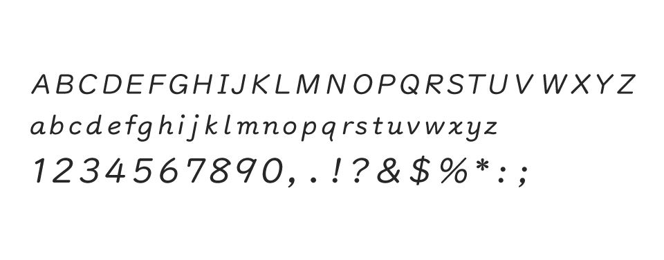 UD DigiKyo Italic Regular | 書体見本 | モリサワのフォント | 株式会社モリサワ