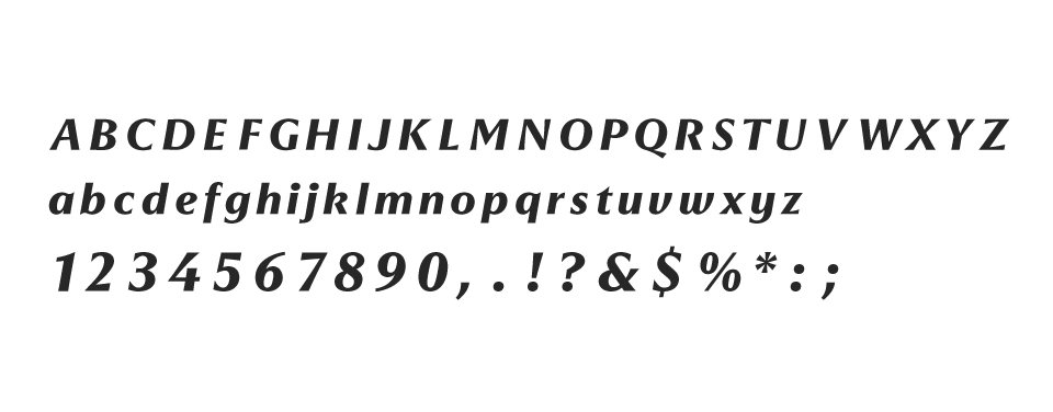 Cetra Display Pro Bold Italic | 書体見本 | モリサワのフォント | 株式会社モリサワ